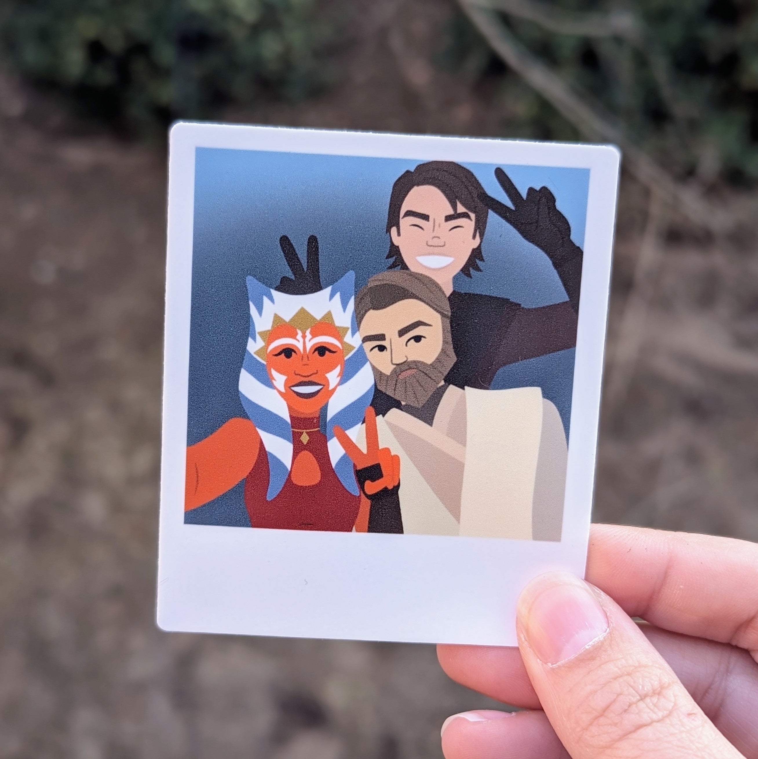 Polaroid Selfie Sticker – hanspins